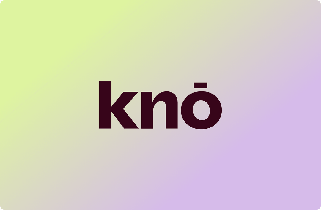 Knō Case Study — Research, Strategy, Naming, Branding, Brand Design ...